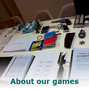 Murder mystery party games from Freeform Games